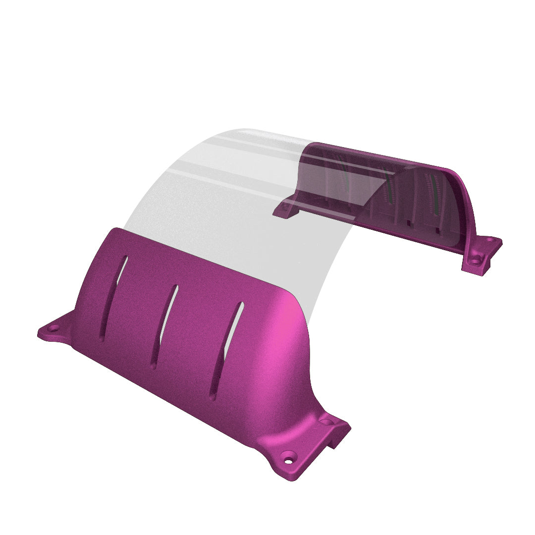 XR FlightFender Refresh - for Onewheel XR/VESC - Grimace Purple / Clear ...